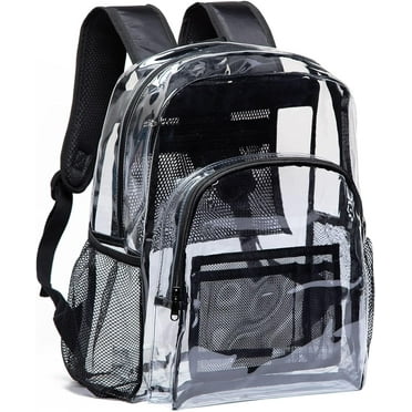Sanmadrola New Clear Backpack Clear Bag Heavy Duty Waterproof ...