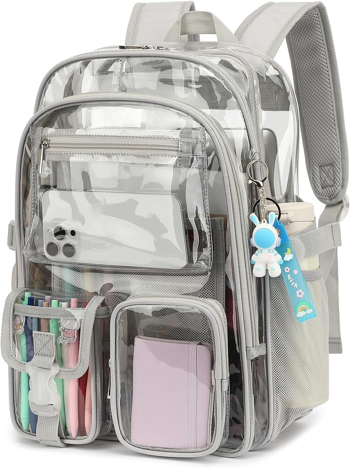Clear Backpack Heavy Duty Transparent Backpacks Stadium Approved for ...