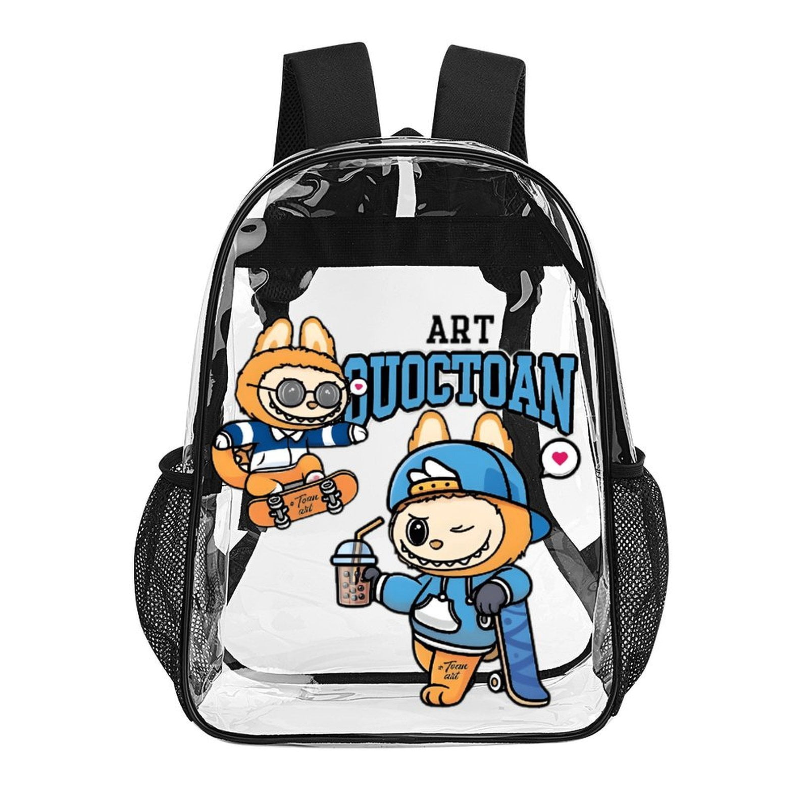 Clear Backpack La_bubu Backpack 17 inch Bags La_bubu Merch - Walmart.com