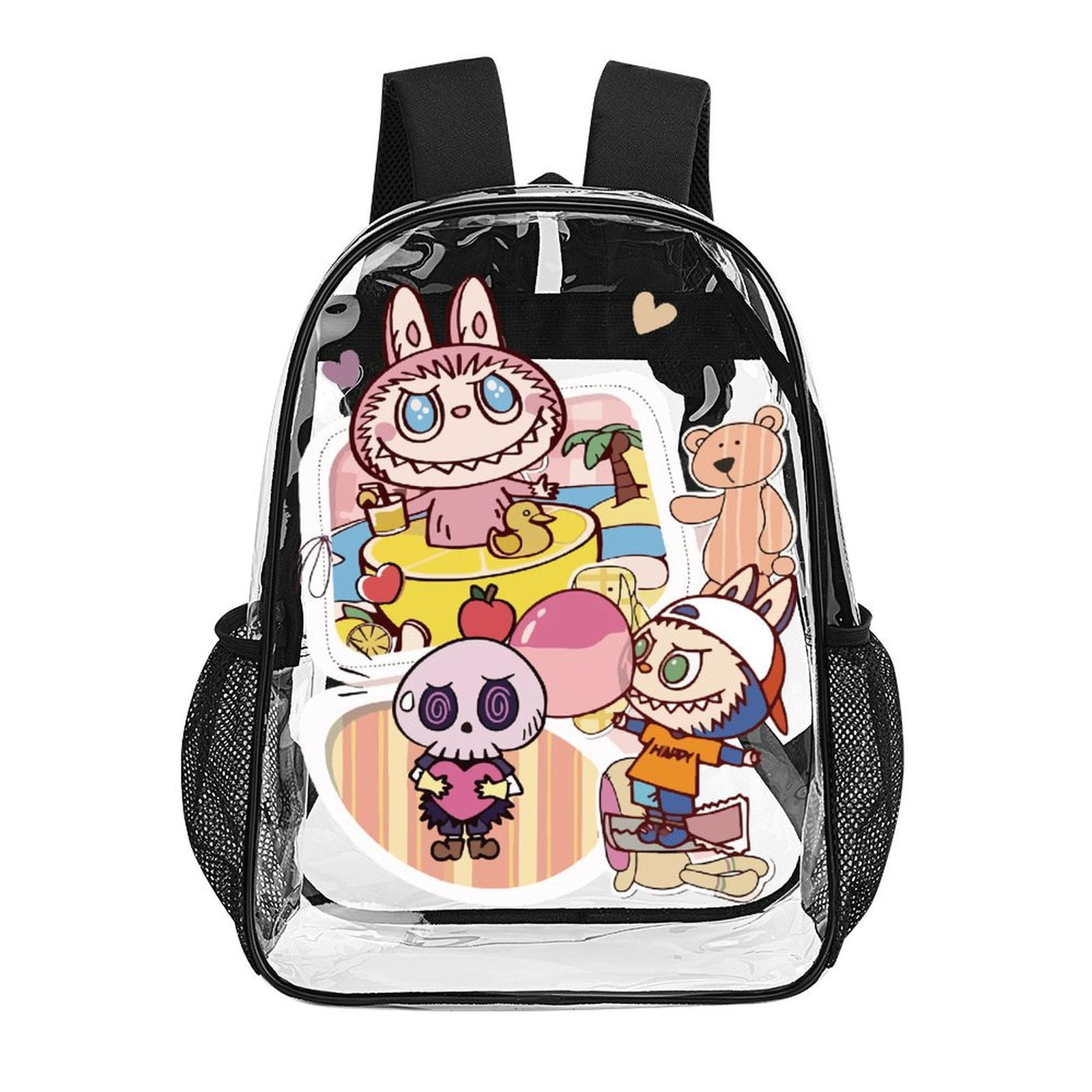 Clear Backpack La_bubu Backpack 17 inch Bags La_bubu Merch - Walmart.com