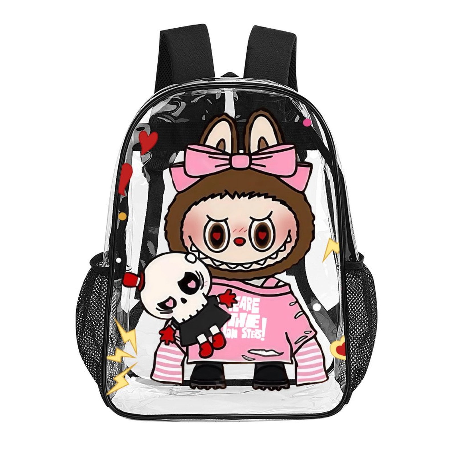 Clear Backpack LabuLabu Backpack 17 inch Bags LabuLabu Merch - Walmart.com