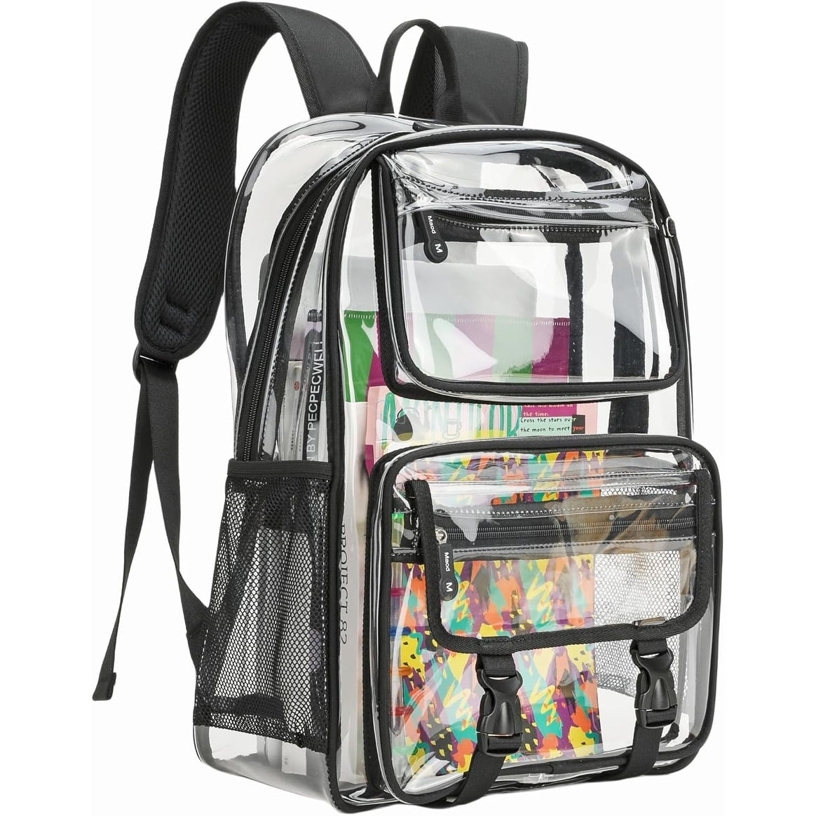 Clear Backpack Stadium Approved Heavy Duty for School Women Men Large ...