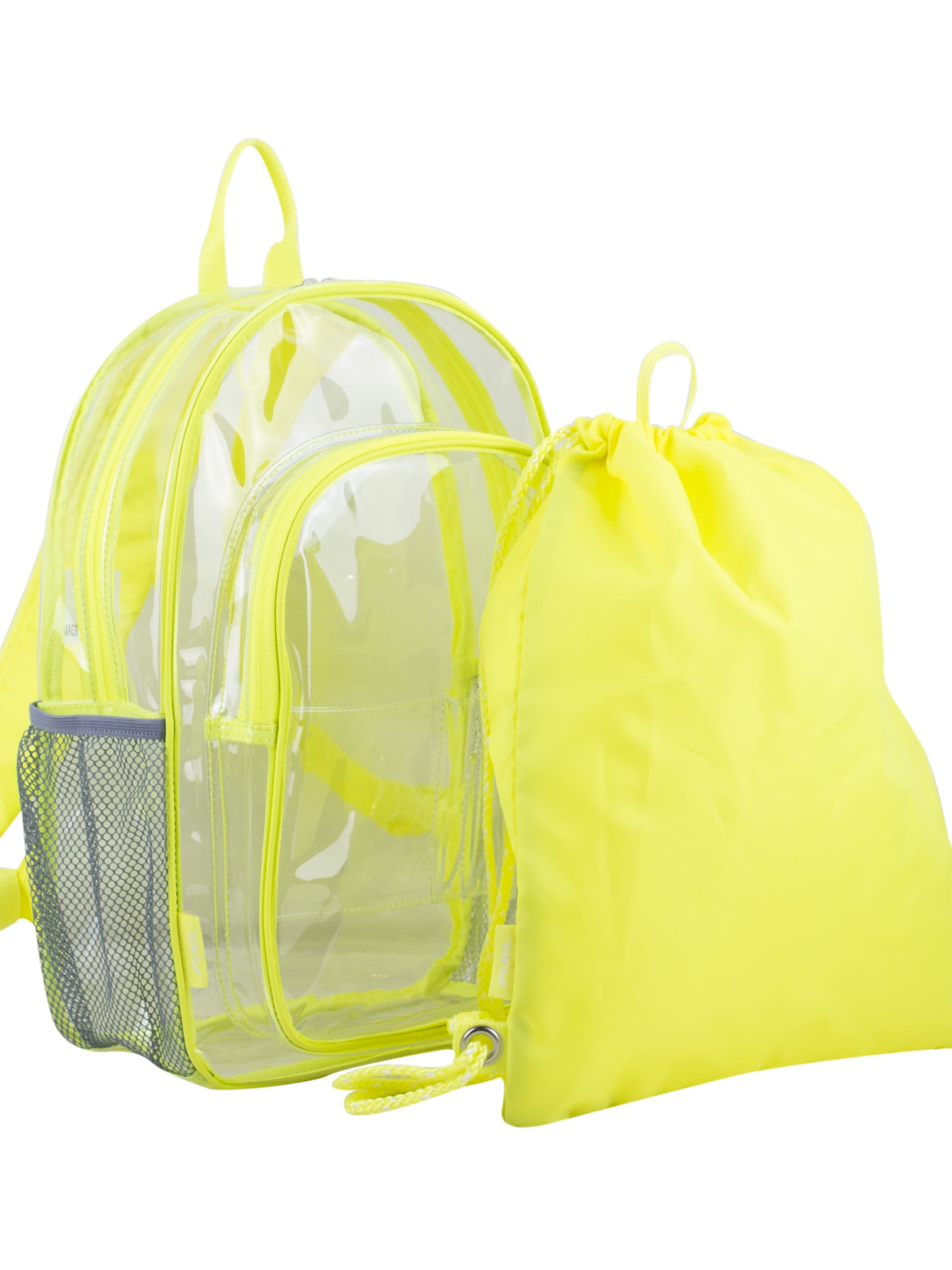 Clear Backpack and Cinch Sack Set - Walmart.com