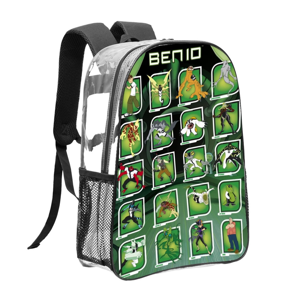 Clear Backpack for Ben 10 Heavy Duty for School Work Men Women ...