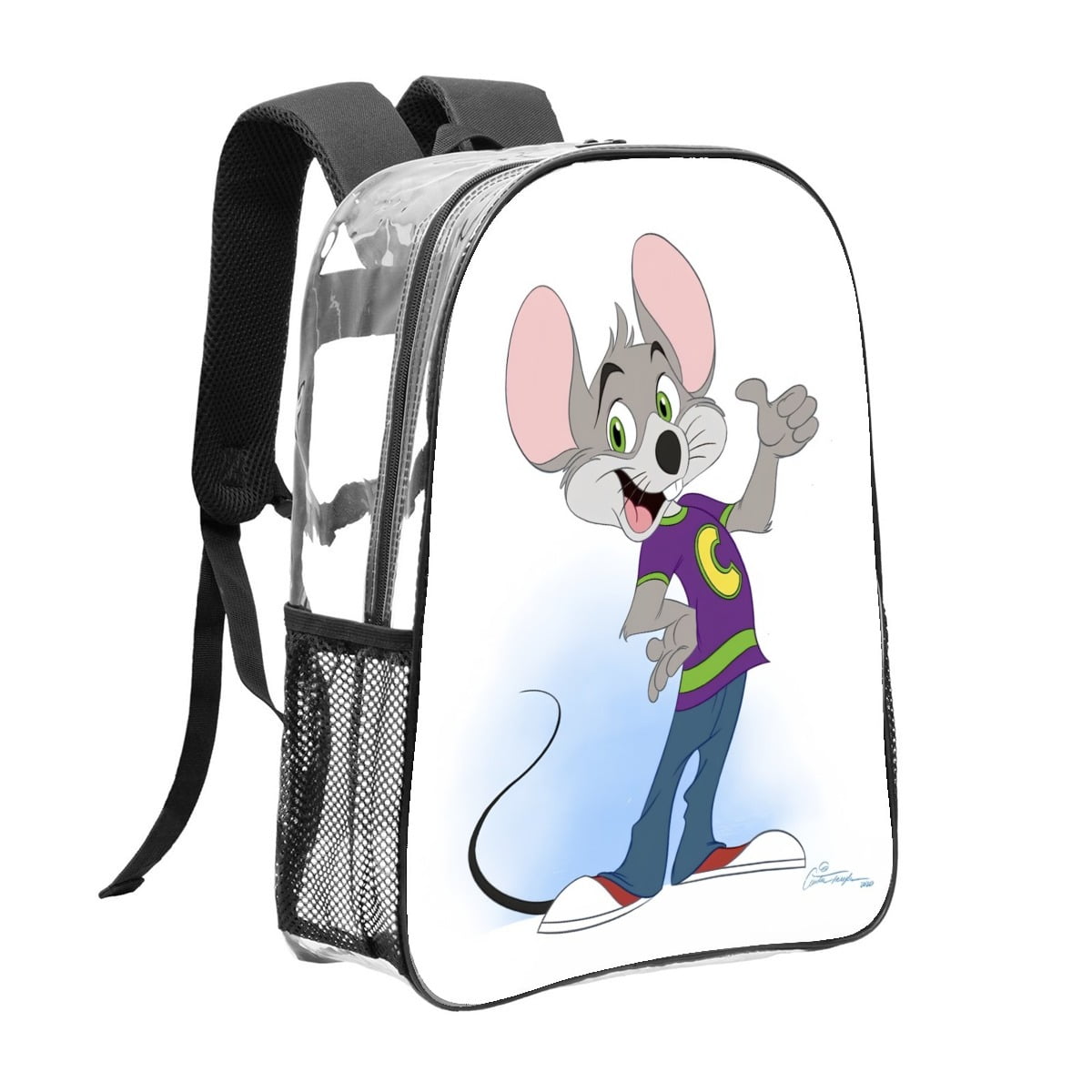 Clear Backpack for Chuck E Cheese Heavy Duty for Work School Women Men ...