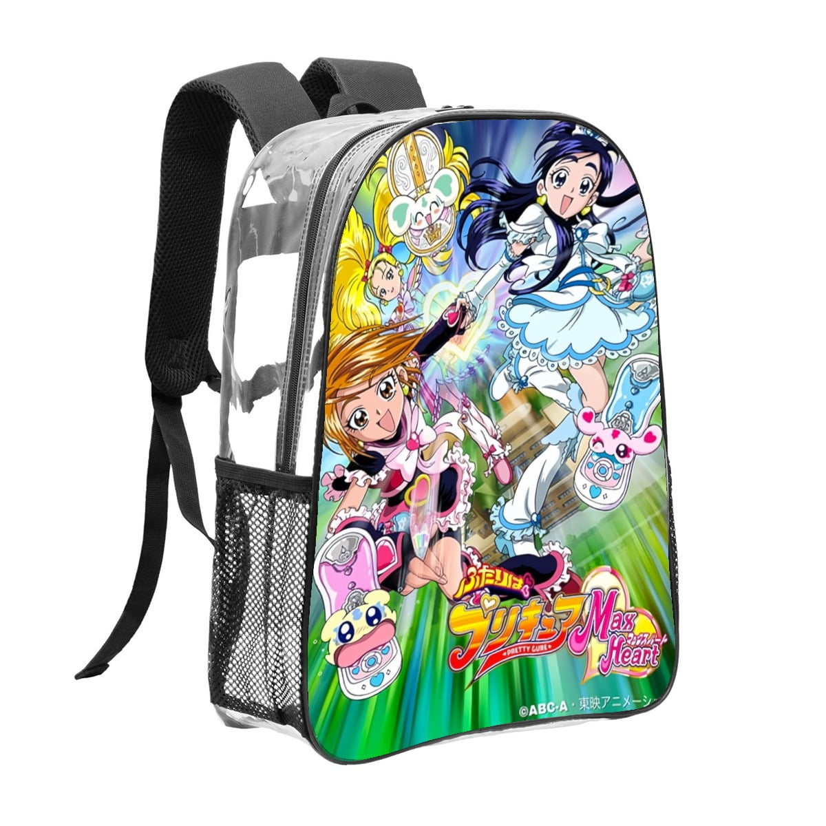 Clear Backpack for Pretty Cure Heavy Duty for School Work Men Women ...