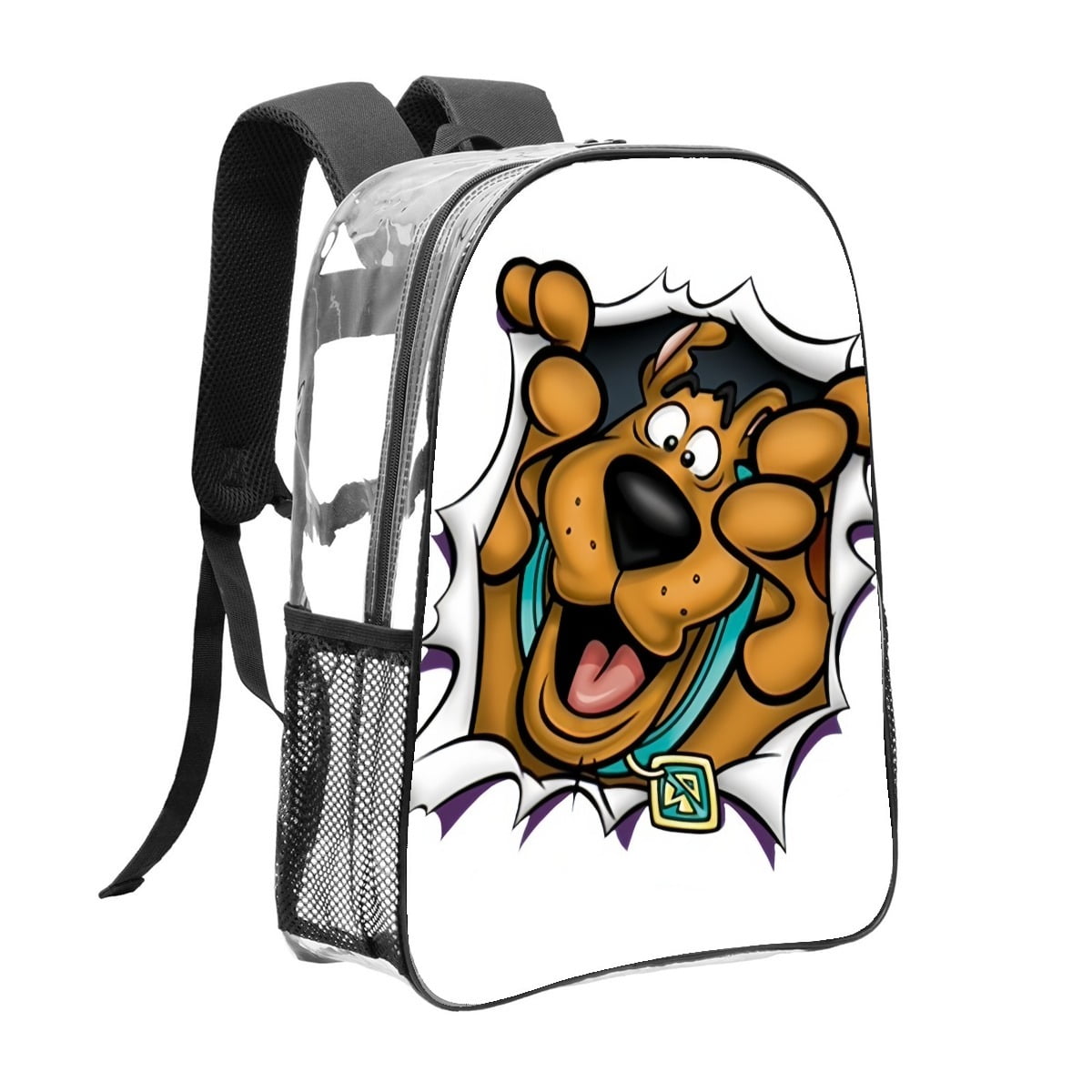 Clear Backpack for Scooby-Doo Heavy Duty for Work School Bookbag Women Men Transparent backpack ...
