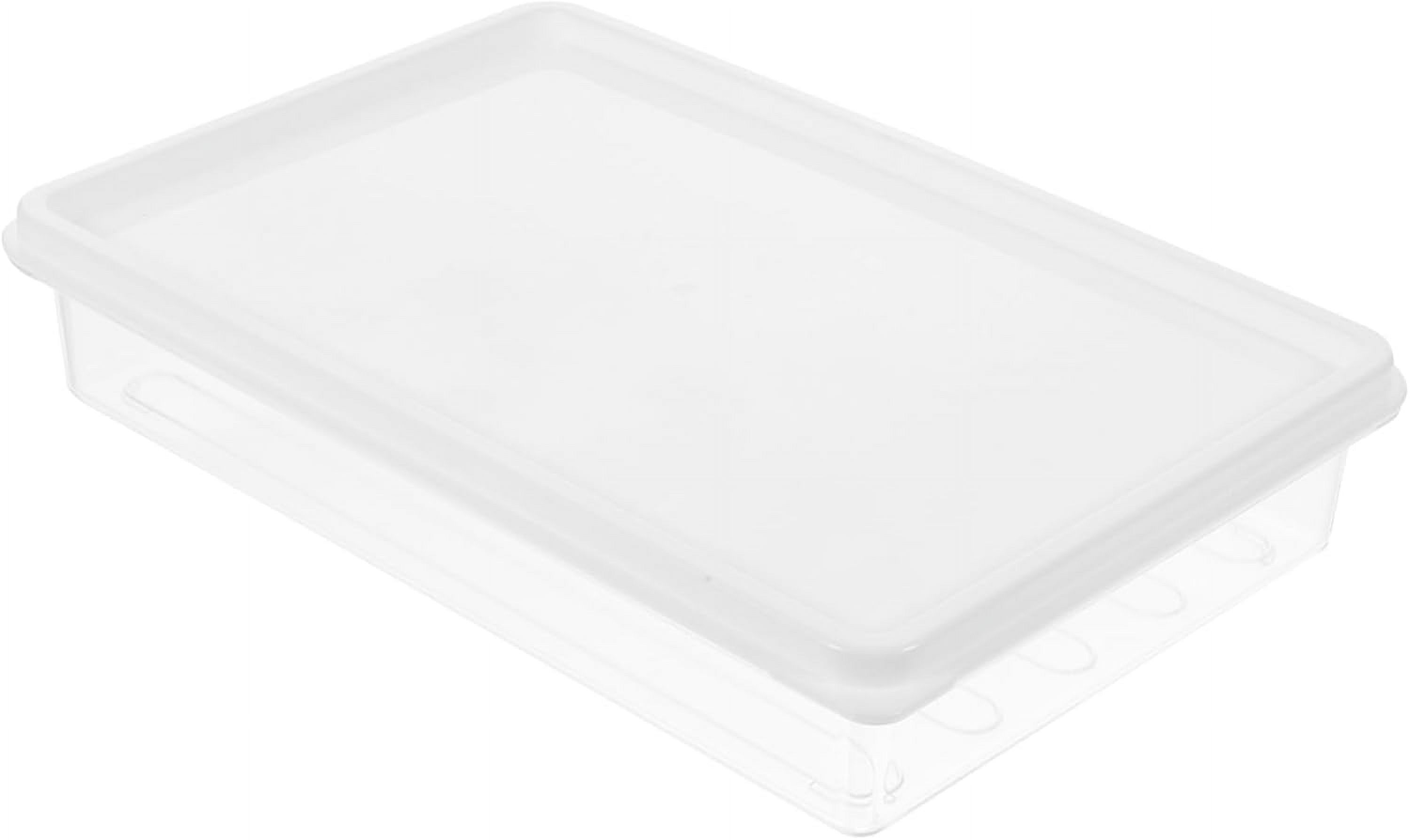 Clear Bacon Storage Container with Lid Airtight Food Storage Box for ...