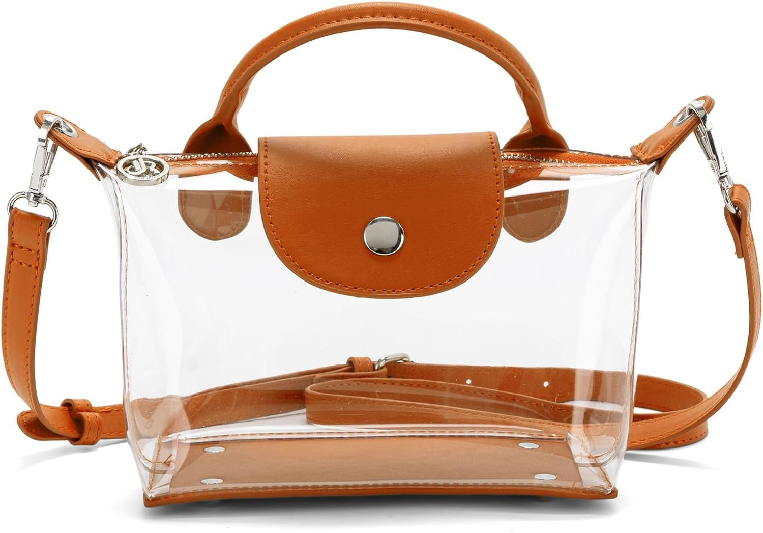 Clear Bag Purse Stadium Approved Transparent Handbags See Through Crossbody Bag for Concerts ...