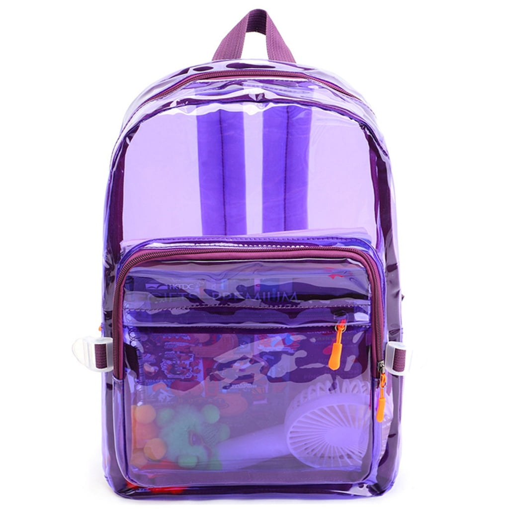 Clear Bag School Backpack Large Daypacks PVC Rucksacks for Student and ...