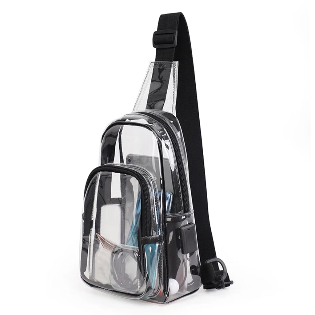Clear Bag Stadium Approve Crossbody Bag Backpacks Purse Fanny Pack ...