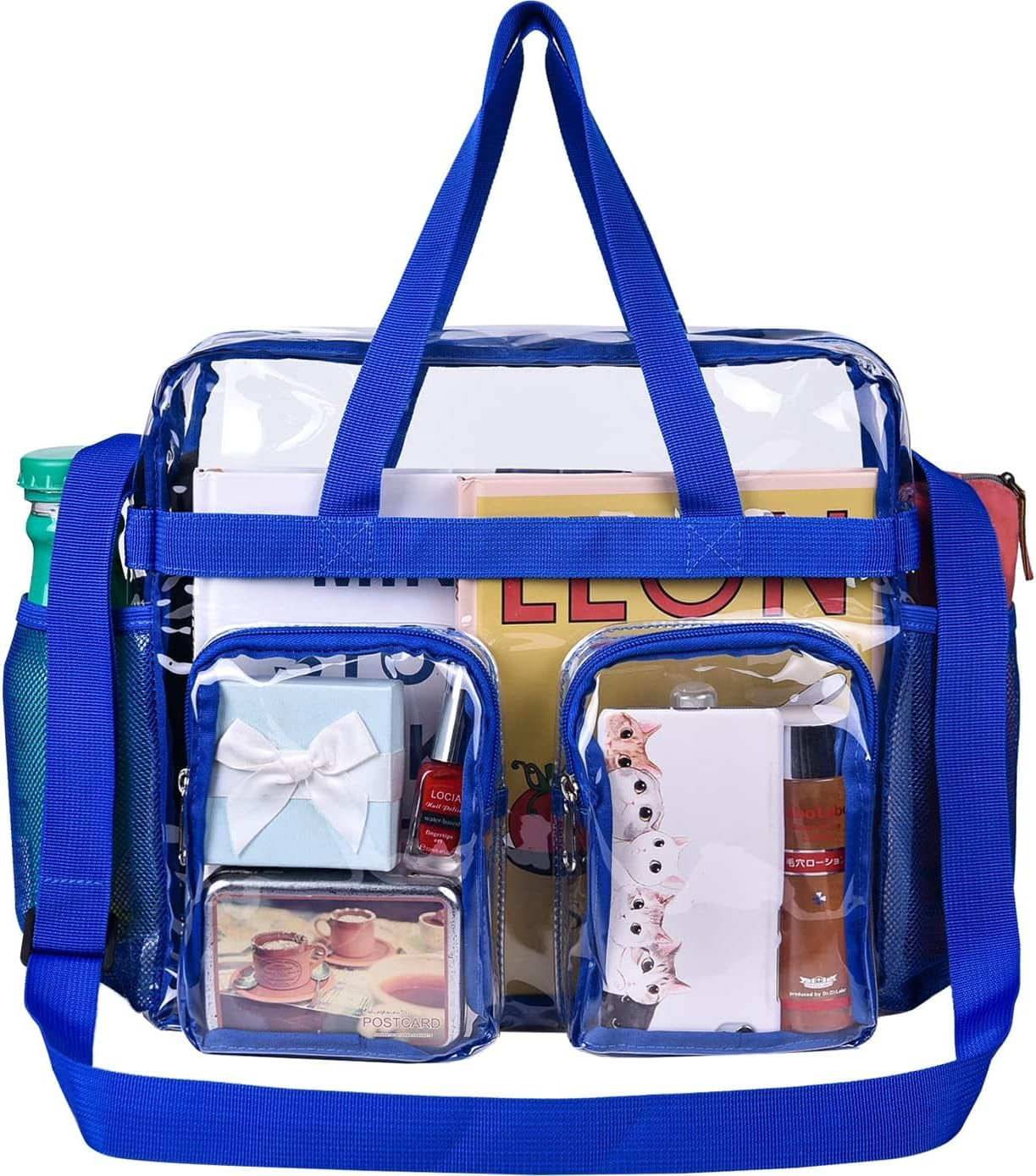 Clear Bag Stadium Approved 12x6x12 Clear Tote Bag with Removable Strap ...