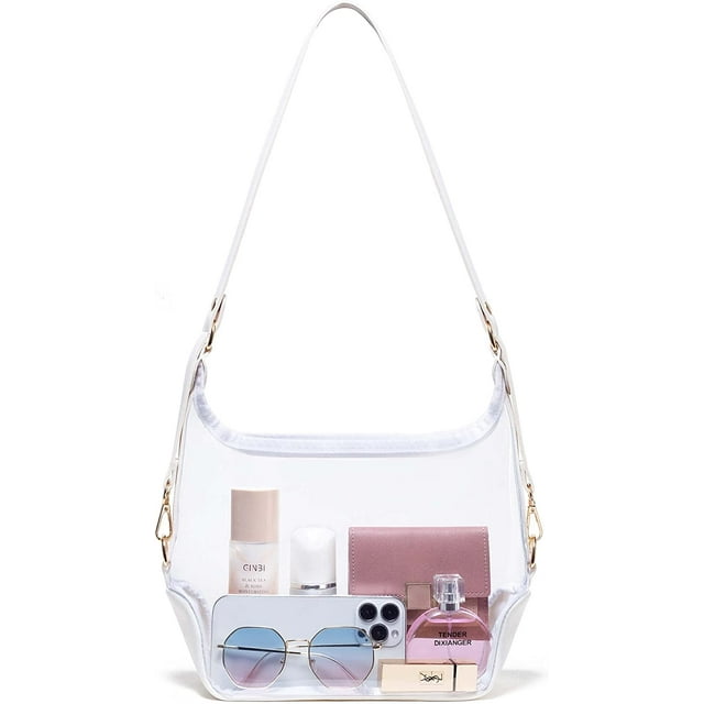 Clear Bag Stadium Approved - Clear Purse for Women Clear Crossbody Bag ...