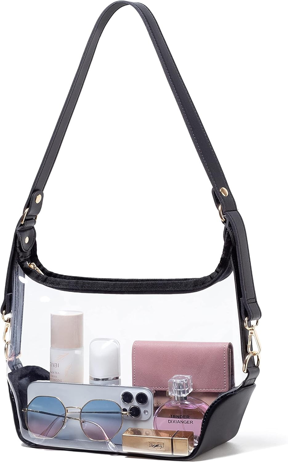 Clear Bag Stadium Approved - Clear Purse for Women Clear Crossbody Bag ...