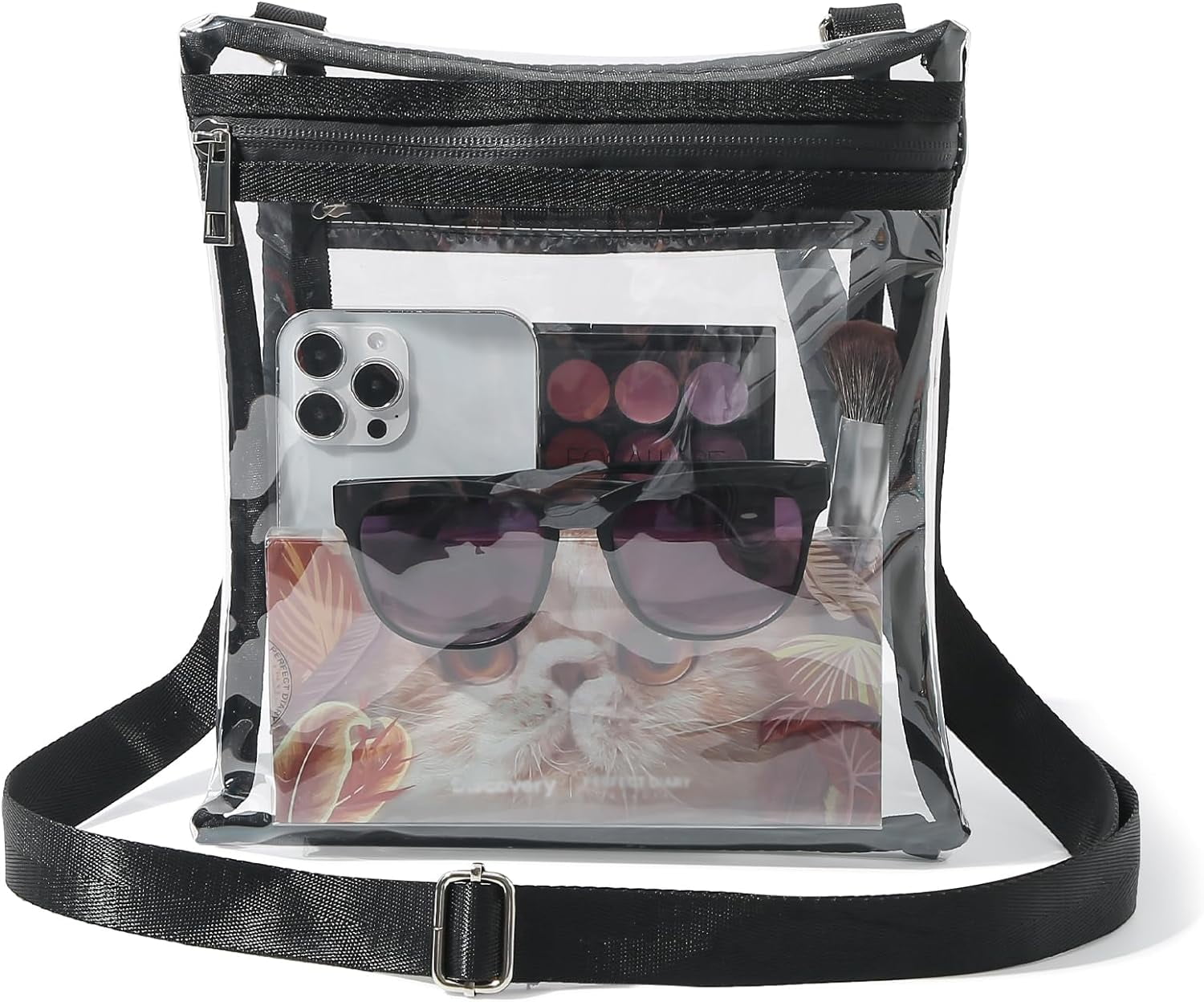 Clear Bag Stadium Approved, Crossbody Transparent Bag for Concerts ...
