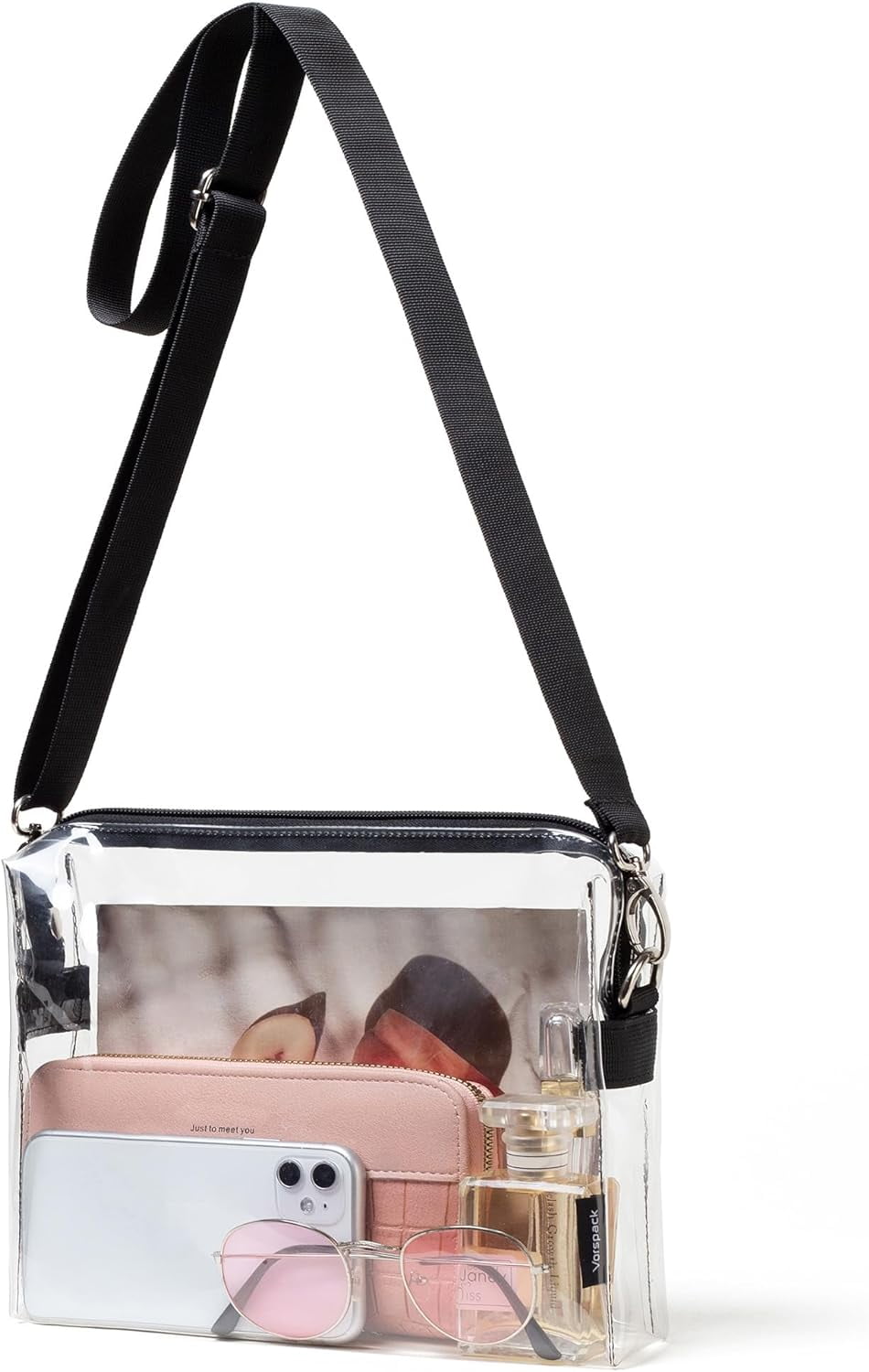 Clear Bag Stadium Approved - PVC Clear Purse Clear Crossbody Bag Clear ...