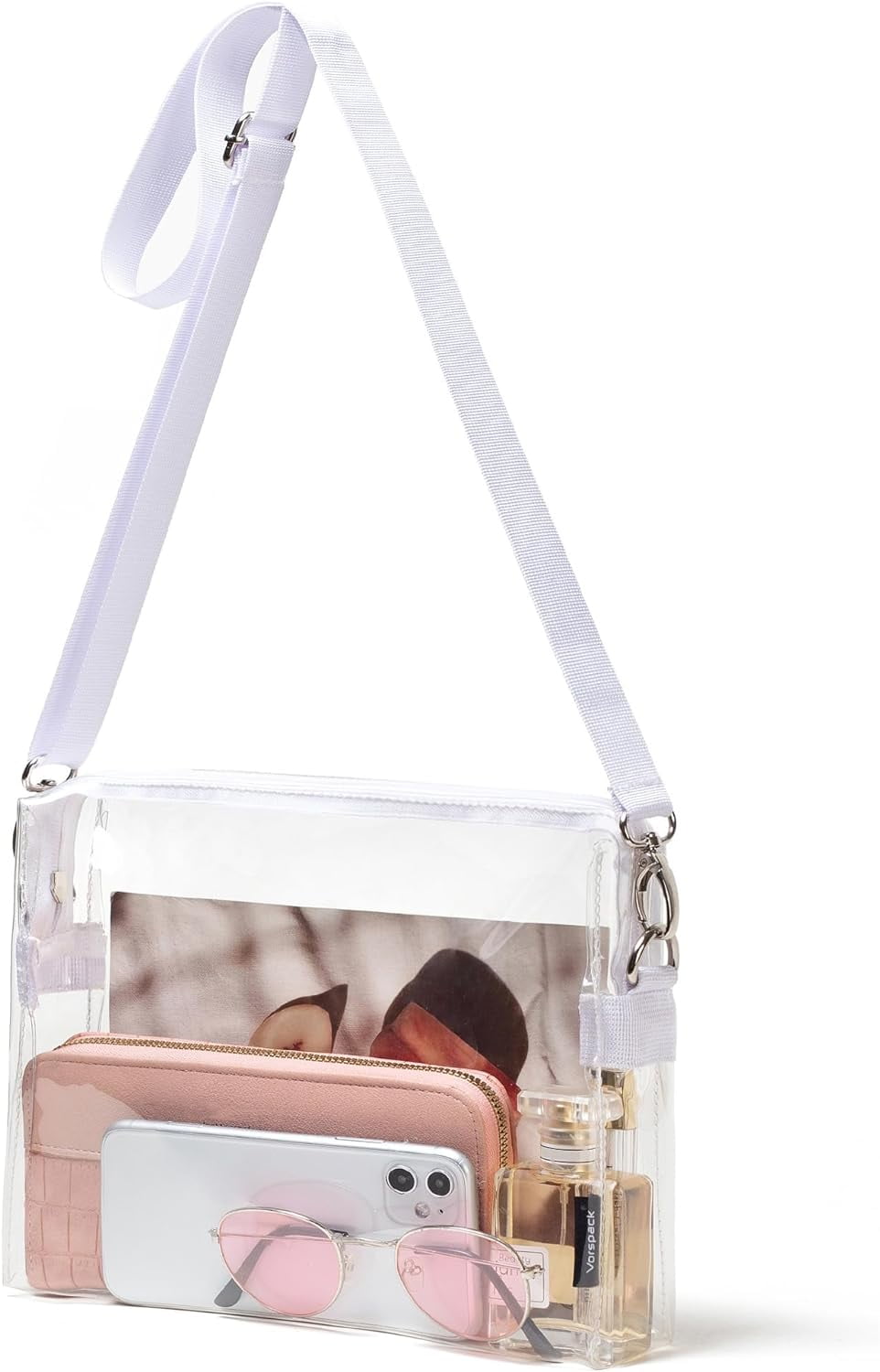 Clear Bag Stadium Approved - PVC Clear Purse Clear Crossbody Bag Clear ...