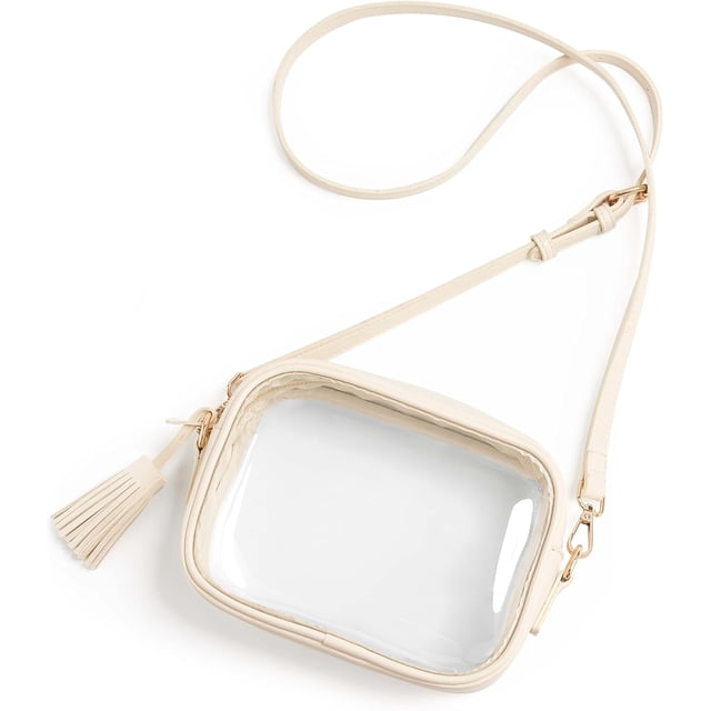 Clear Bag Stadium Approved, PVC Transparent Crossbody Purse Small Clear ...