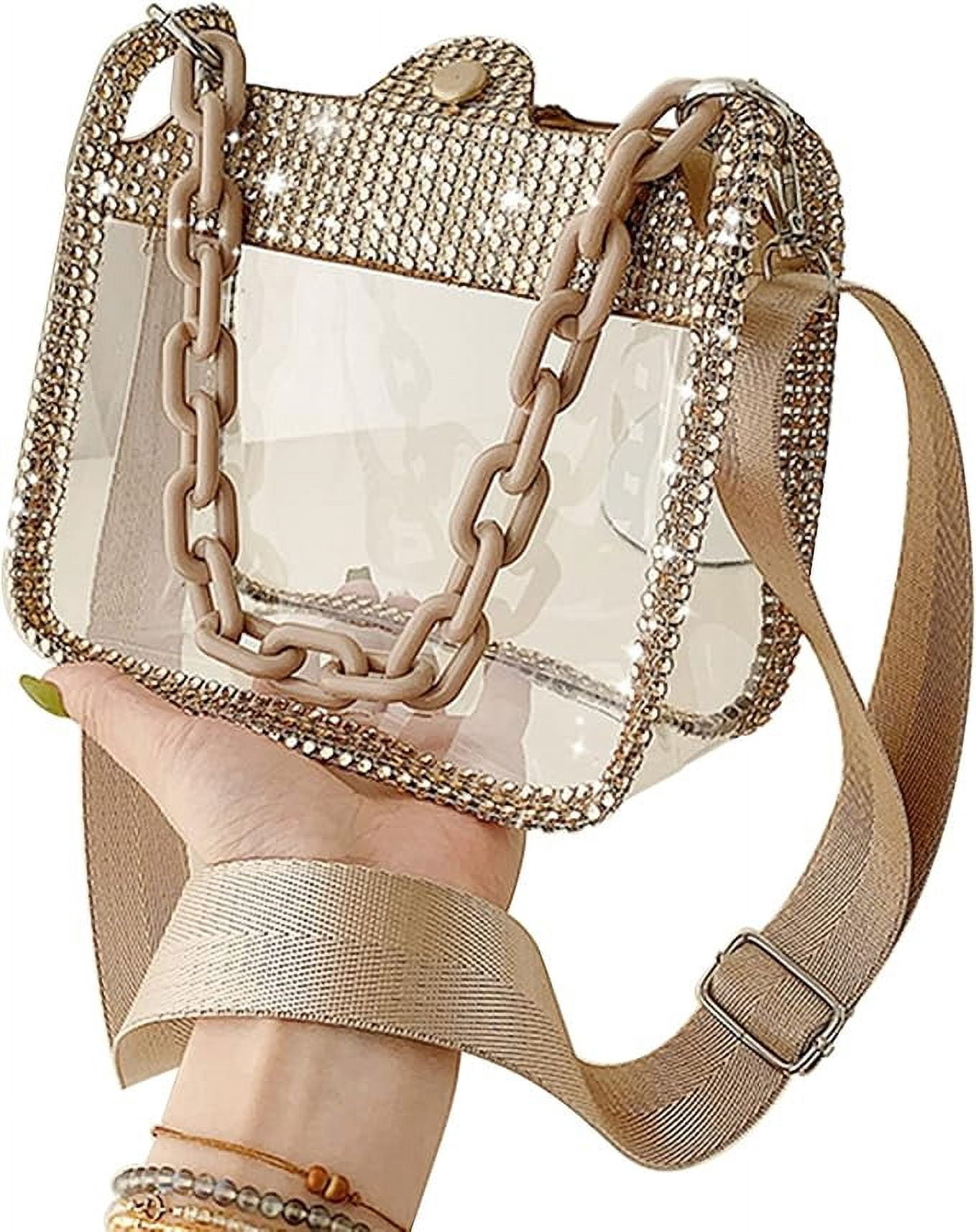 Clear Bag for Stadium Events,Clear Cross Body Bag for Work Sporting ...