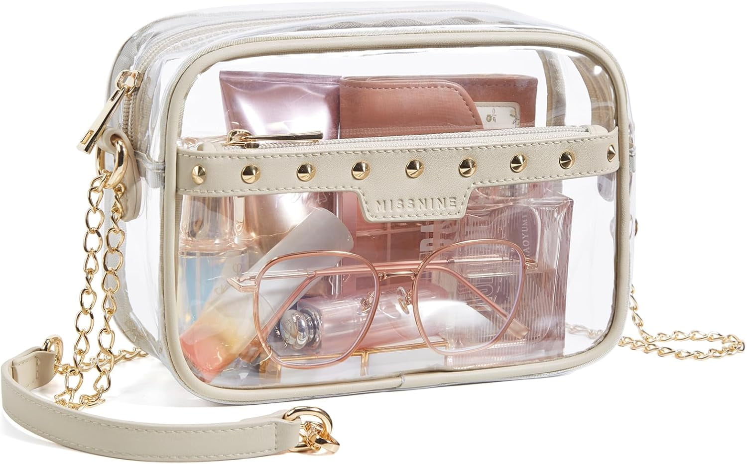 Clear Bag for Stadium Events Quilted Clear Purse for Women Stadium ...