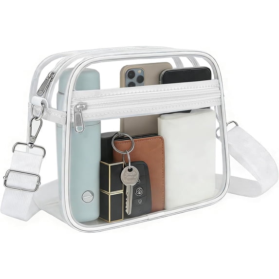 Clear Bag for Stadium Events - Stadium Approved Small Mini Clear Purse ...