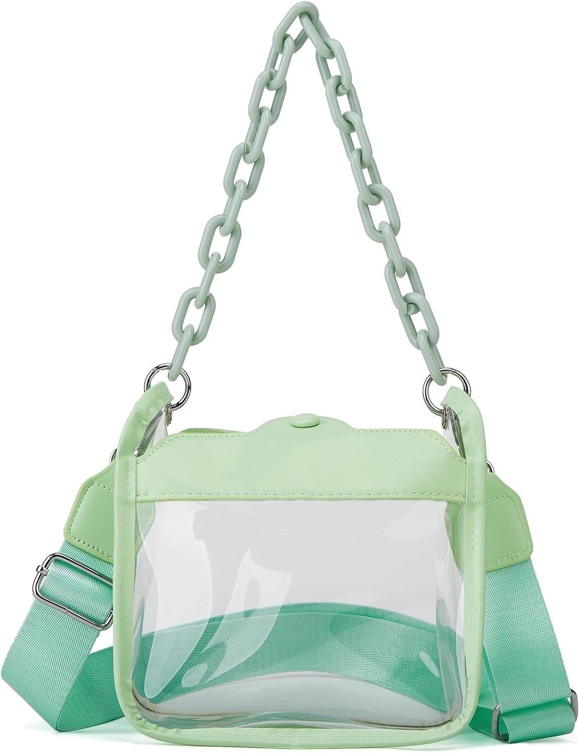 Clear Bag for Women Clear Handbag Concert Bag Stadium Approved Clear ...
