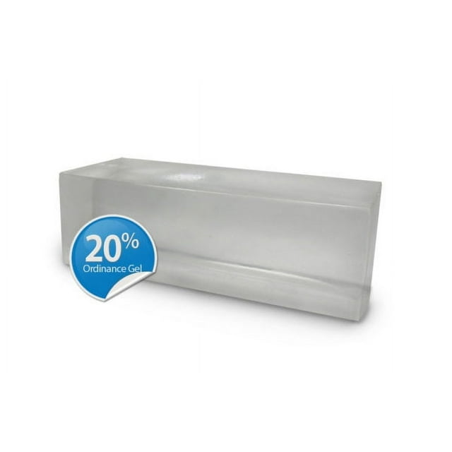 Clear Ballistics 20% NATO Ballistic Gel Block, Clear - Walmart.com