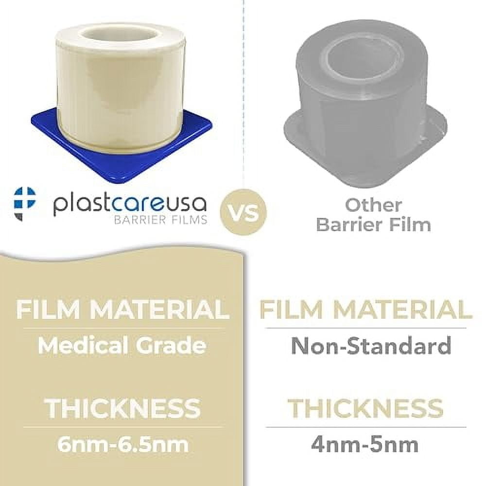 Clear Barrier Film Roll 4"x6" - 6.5nm Thickness Medical Grade Surface ...