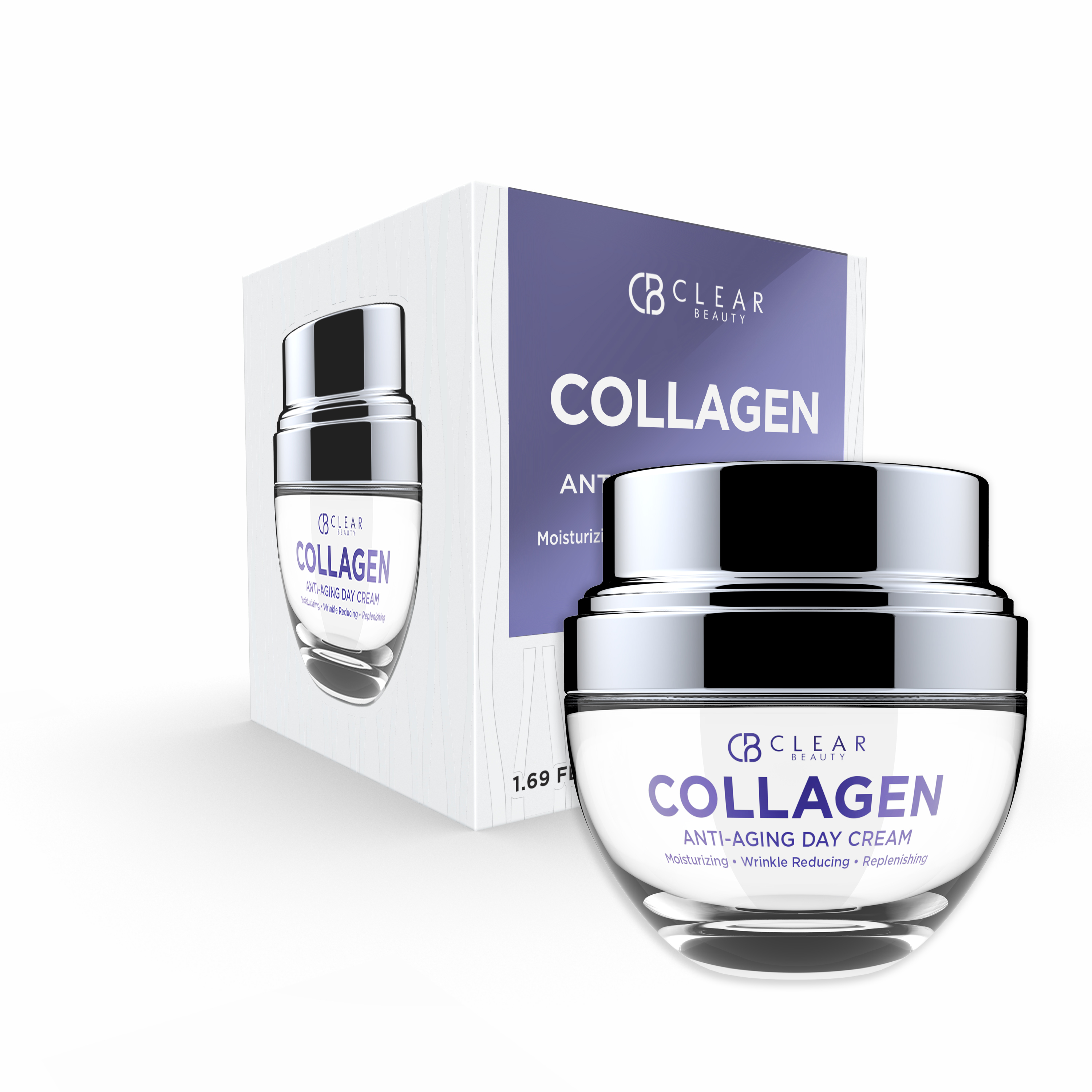 Clear Beauty Collagen Daily Face Moisturizer - Moisturizing, Reduce ...