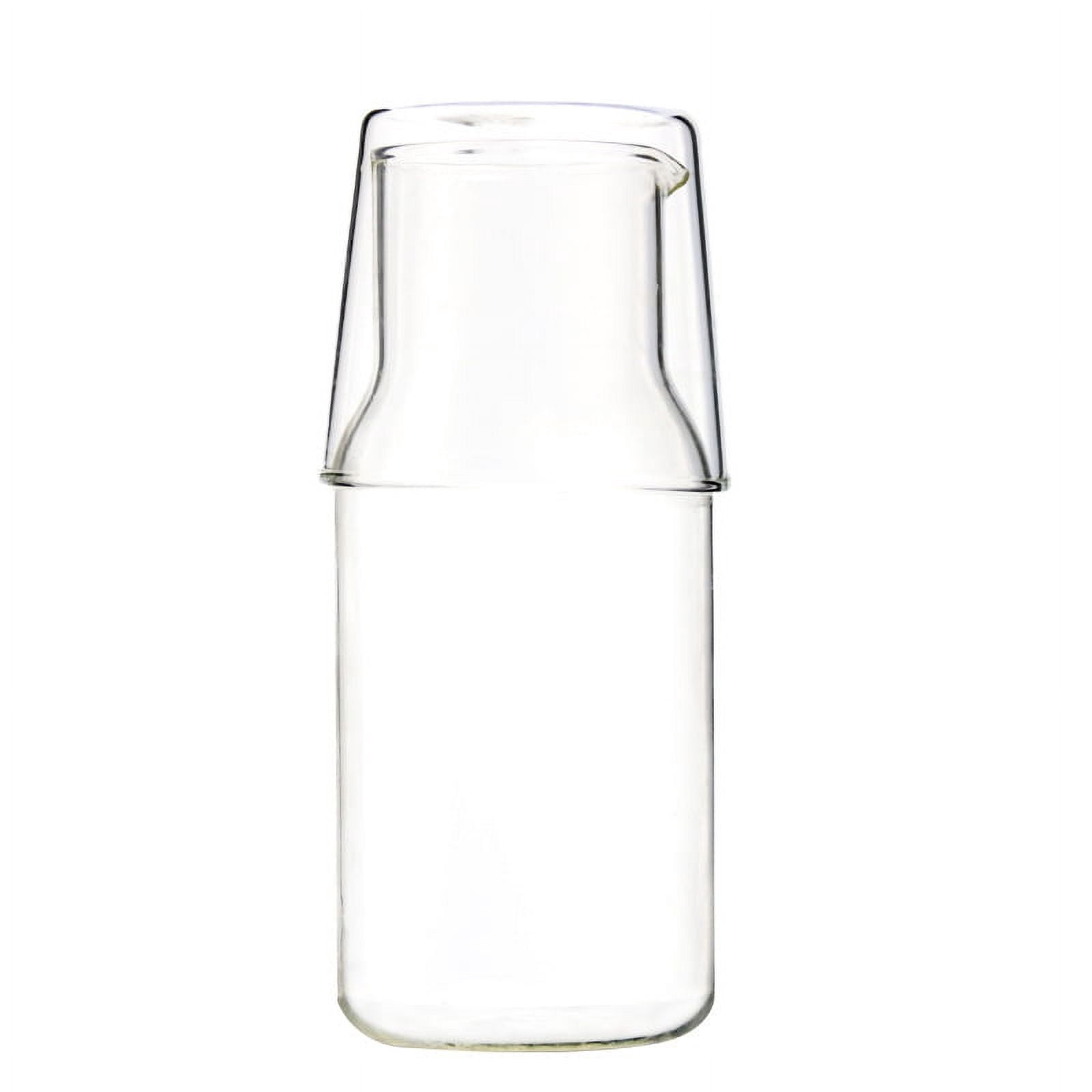 Clear Bedside Water Carafe Set with Tumbler Glass for Bedroom, Bedside ...
