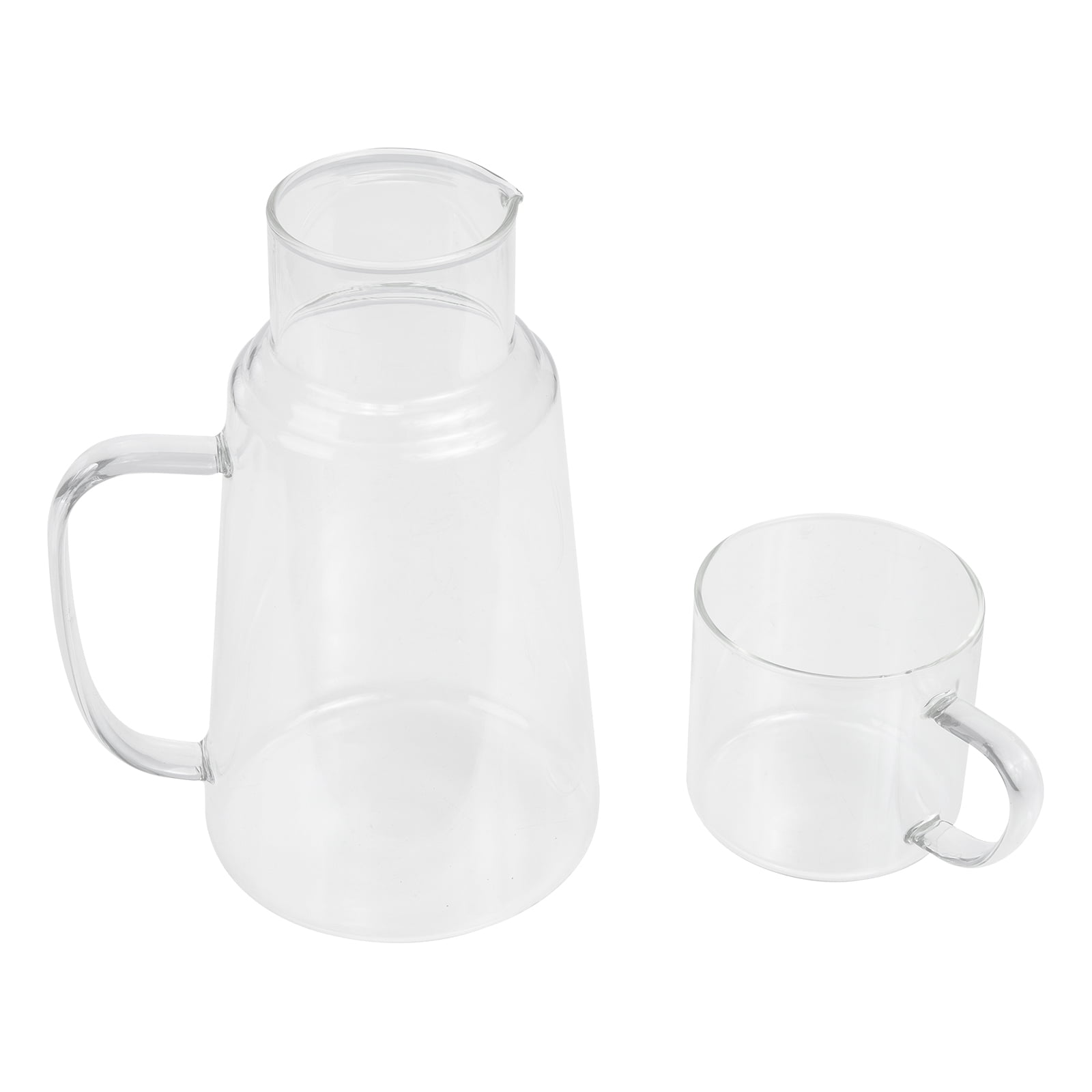 WHAMVOX 1 Set of Borosilicate Glass Water Pot Cold Water Cup Glass ...
