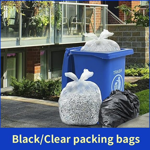 Clear Lawn Leaf Bags