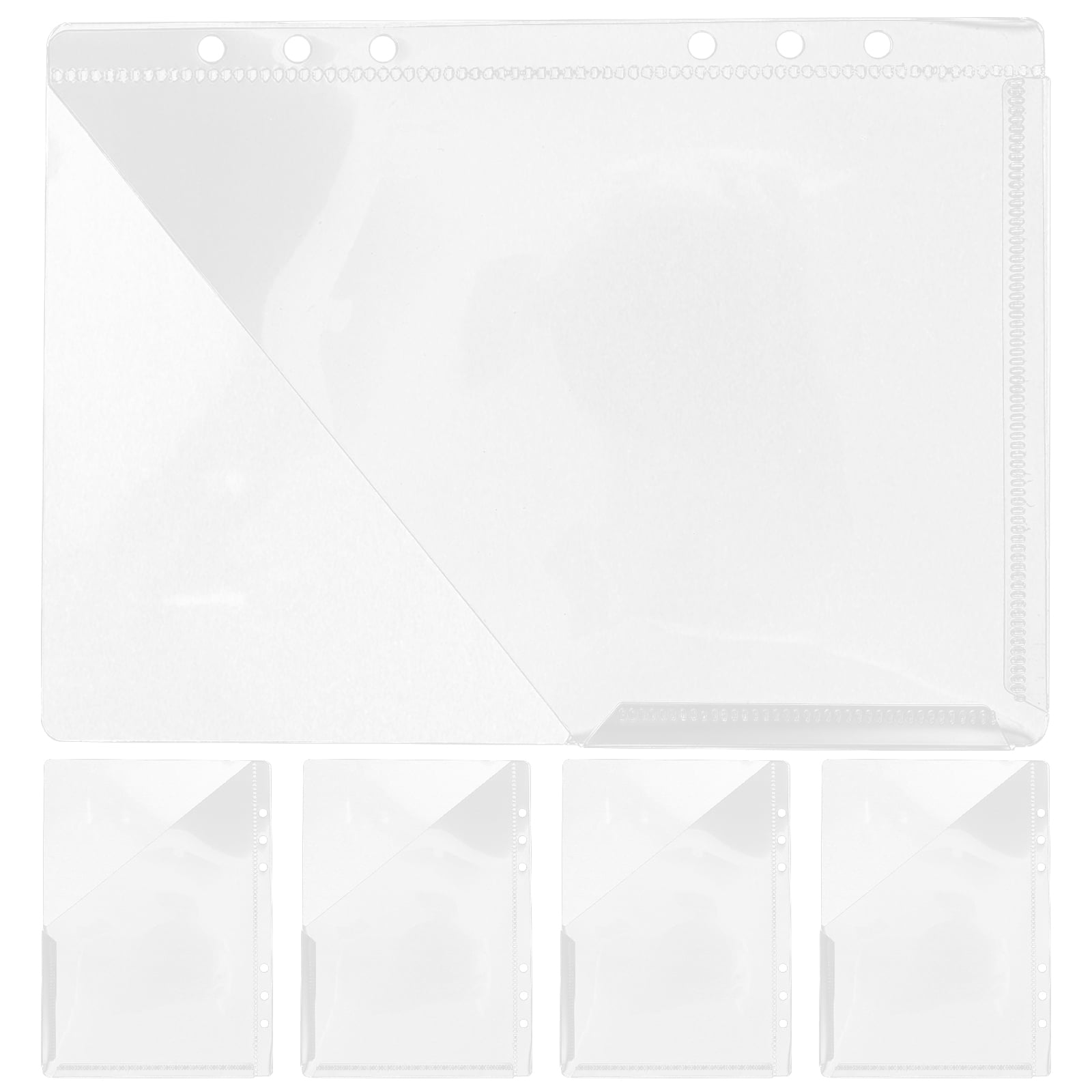 ifundom 5Pcs Multifunctional Wear-Resistant Transparent PP Document ...