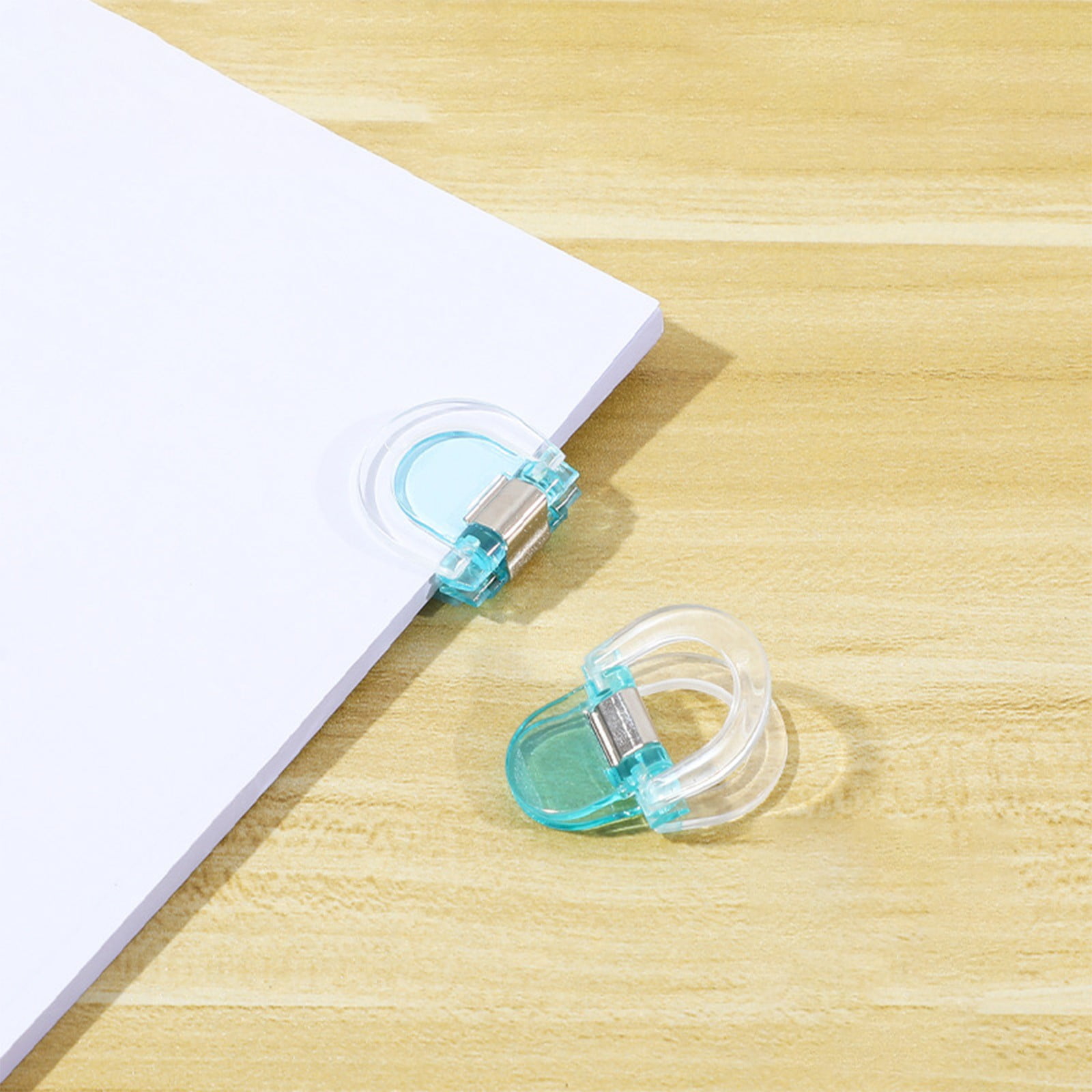 Clear Binder Clips Long Tail Document Clips Stationery Clamps Receipt ...