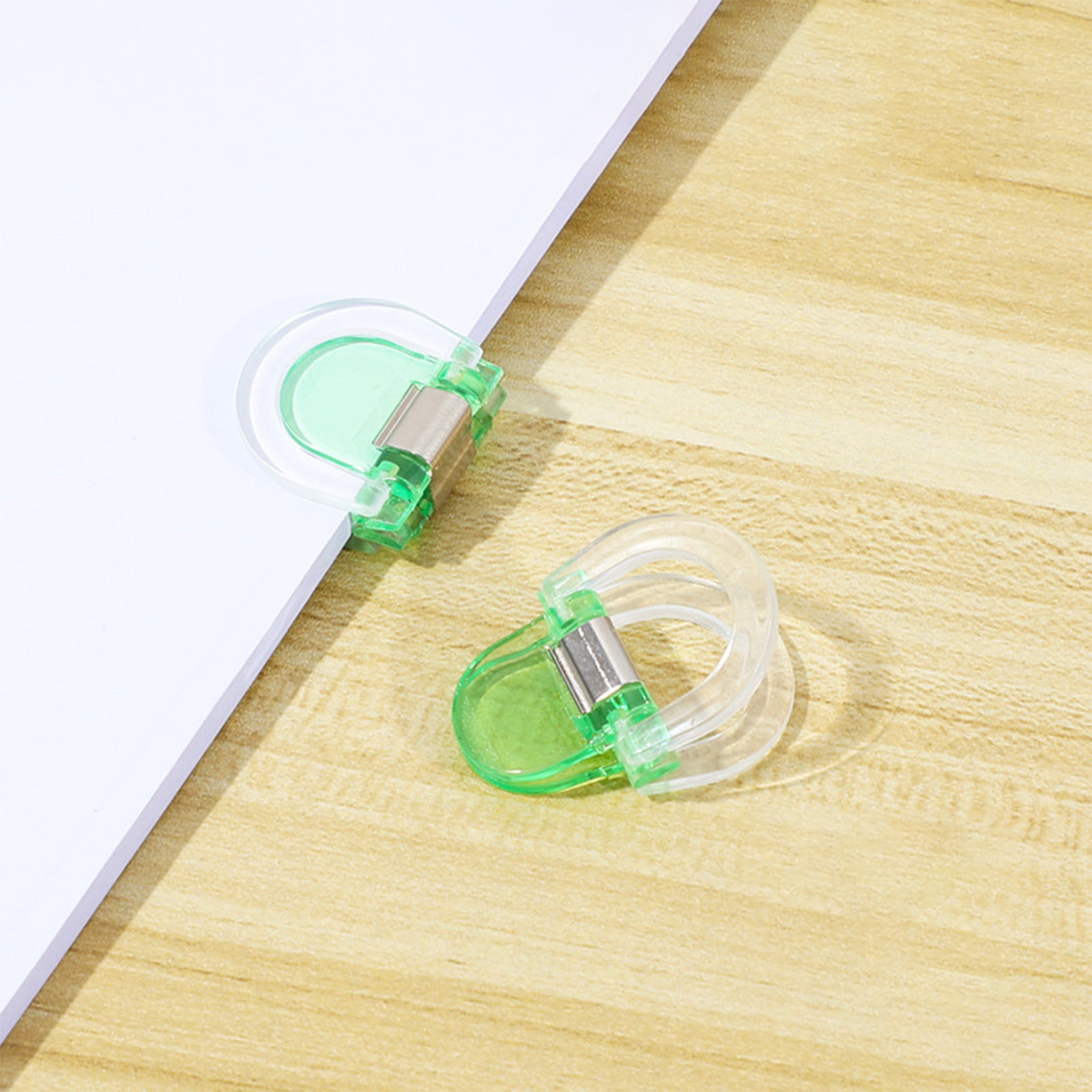 Clear Binder Clips Long Tail Document Clips Stationery Clamps Receipt ...