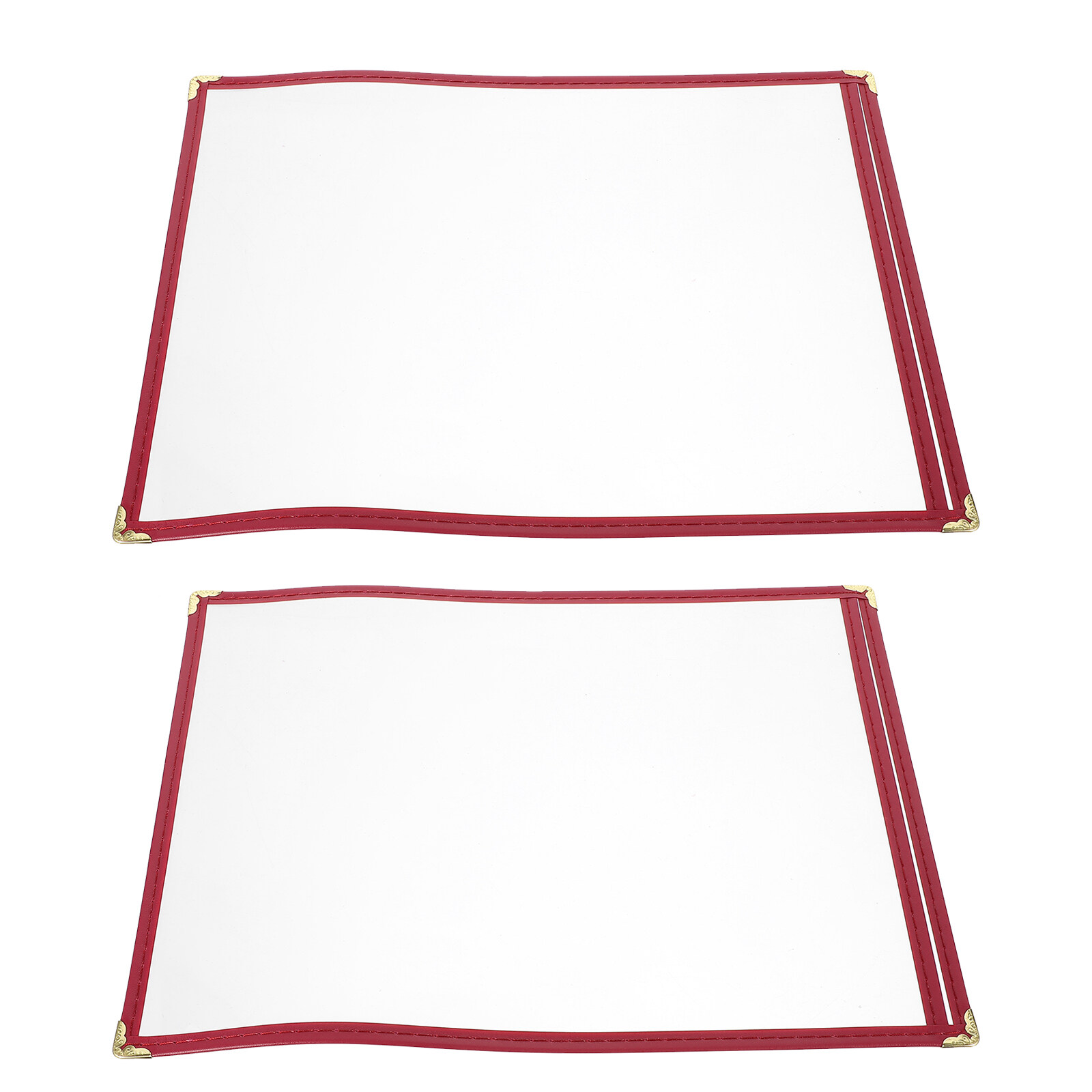 Clear Binder Cover Menu Binder Restaurant Looseleaf Folder Clear ...