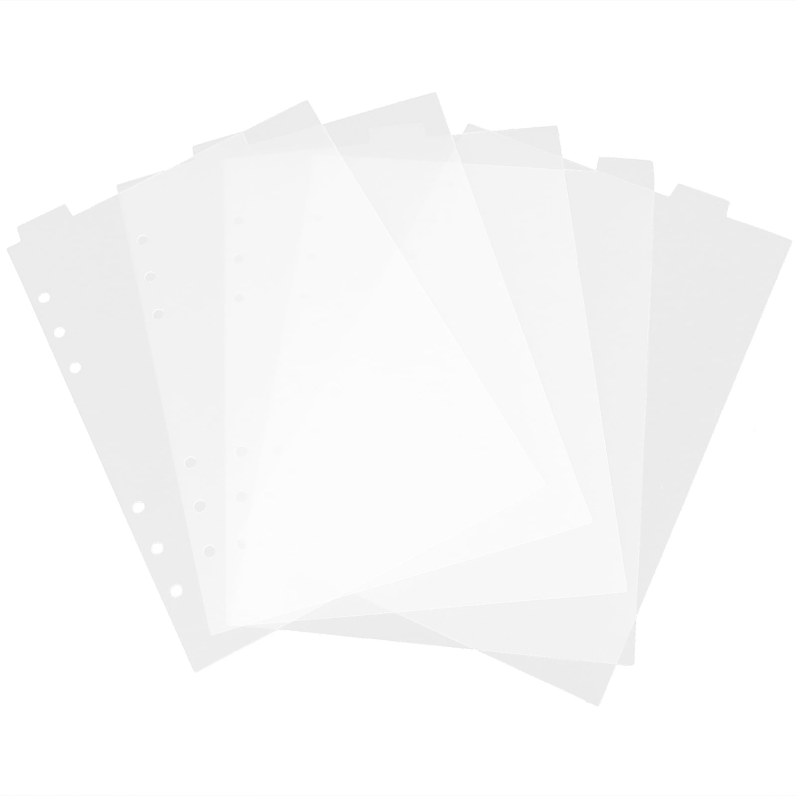 White PVC Notebook Divider Set for Pocketbook with Creative Design 7 ...