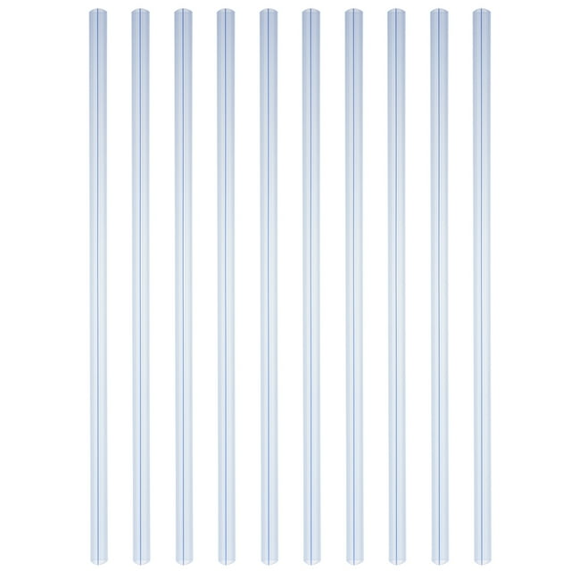 Eease Clear Binding Bars for Report Covers - 10pcs 12" Slide Grip Spine ...