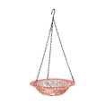 Clear Bird Bath For Outdoors Plastic Construction Rustproof Metal Hook ...