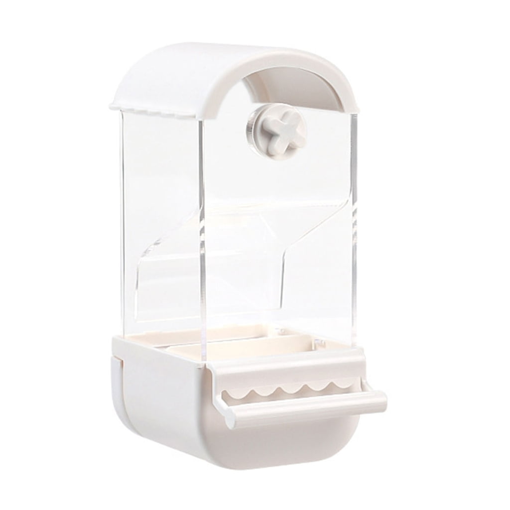 Clear Bird Feeder Automatic Bird Food Feeding Dispenser Nonspill Bird ...