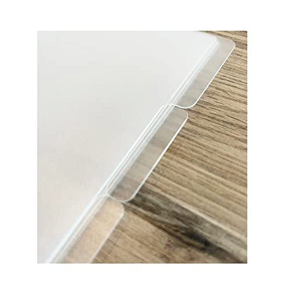 Clear Blank Binder Tab Dividers for 7 Disc Planners (6 Pk) - Walmart.com