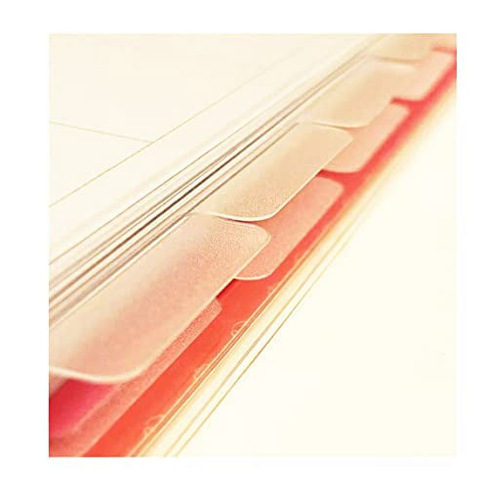 Clear Blank Binder Tab Dividers for 8 Disc Planners (6 Pk) - Walmart.com