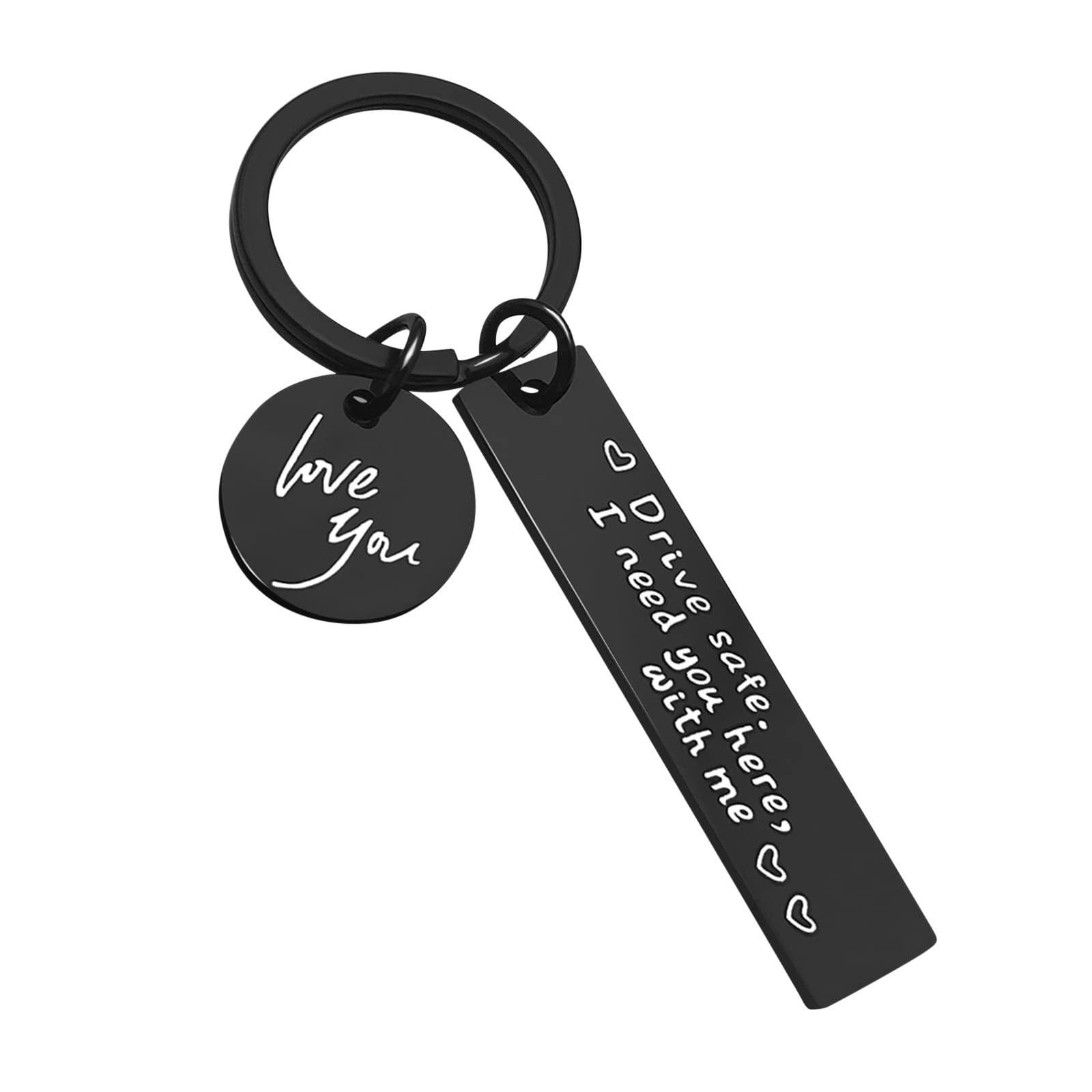Clear Blanks KeychainI Love You I Need You Here With Me Keychain For ...