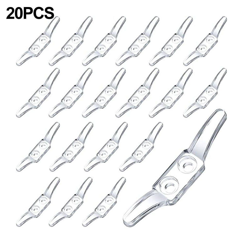 Clear Blind Hooks Blind Cord Clips Transparent Rope Cramps for Curtains ...