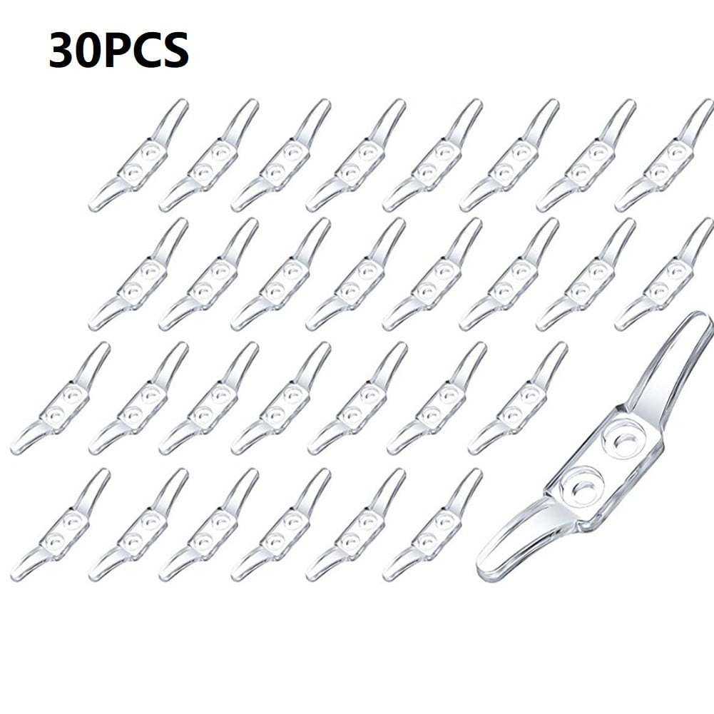 Clear Blind Hooks Blind Cord Clips Transparent Rope Cramps for Curtains ...