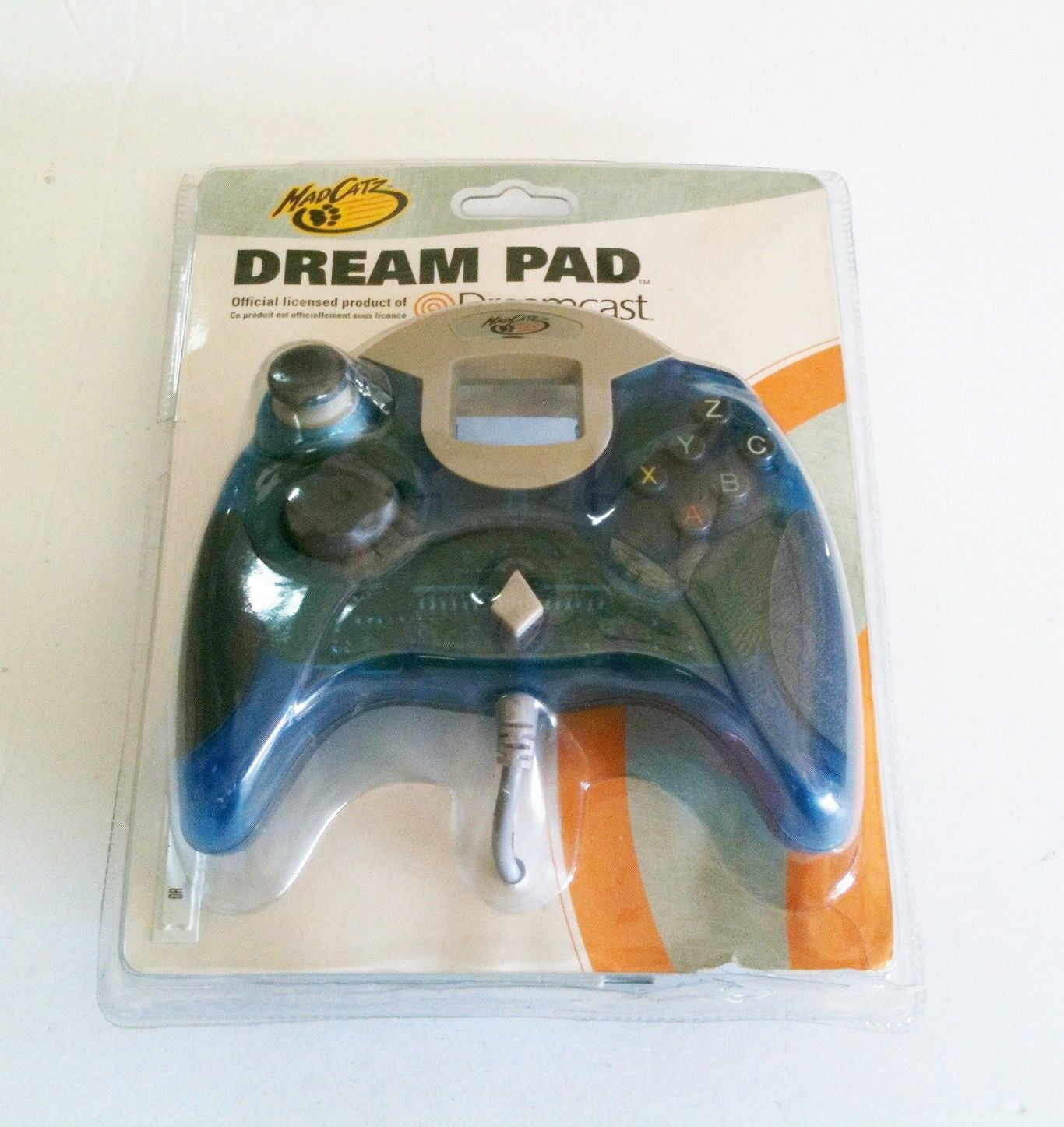 Clear Blue Official Licenced Sega Dreamcast Dreampad Controller Control ...