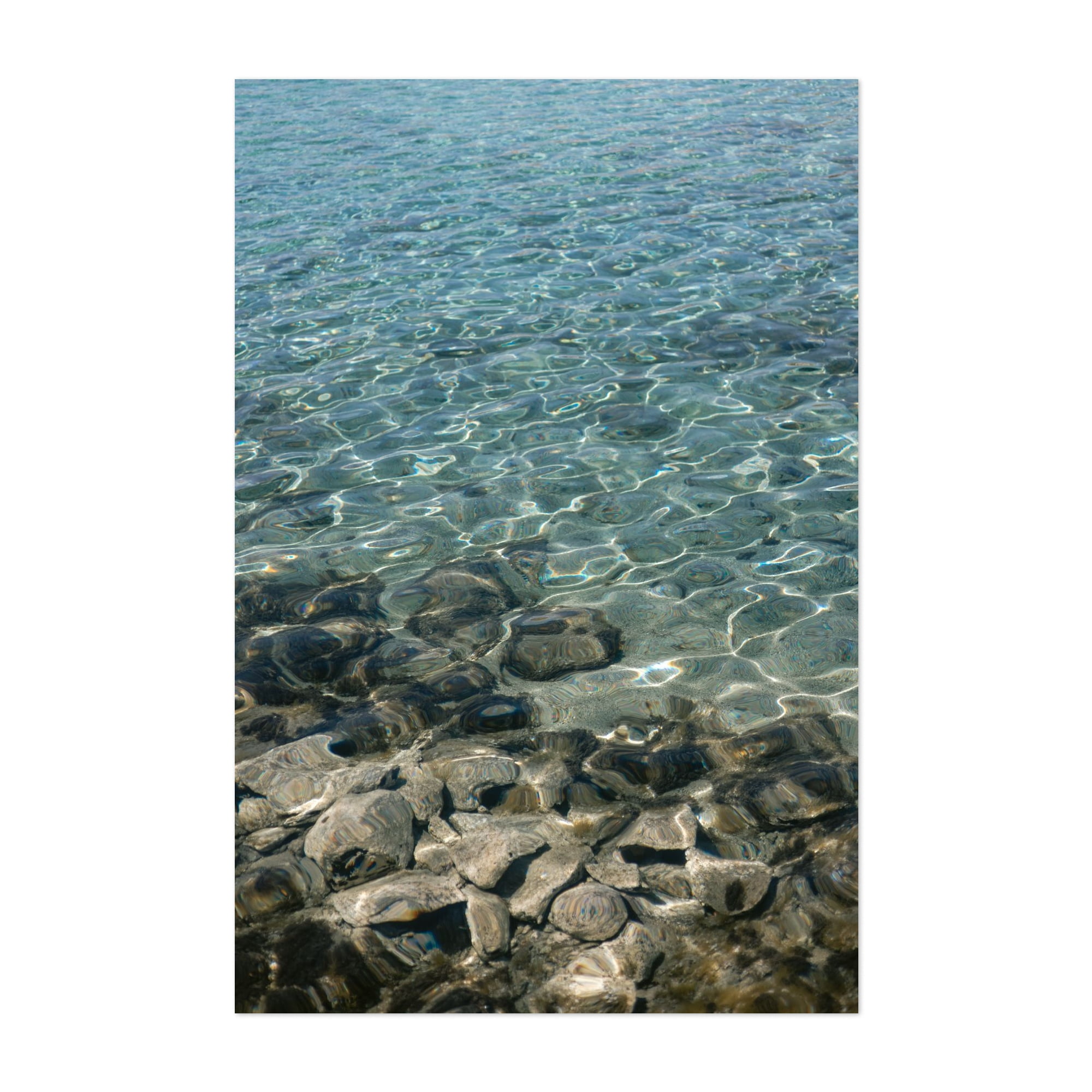 Clear Blue Sea Greece - Greece Photography Water Ocean Seascape Waves ...