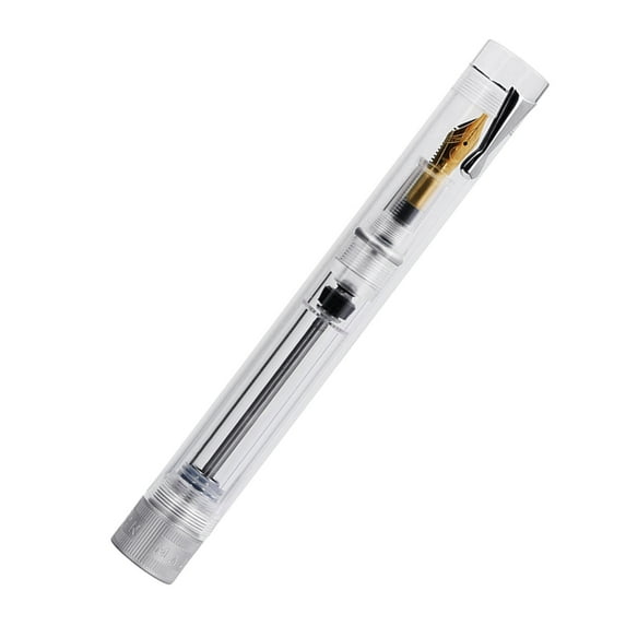 Clear Body Fountain Pen Vacuum Inks Filling Systems Design with Nibs ...