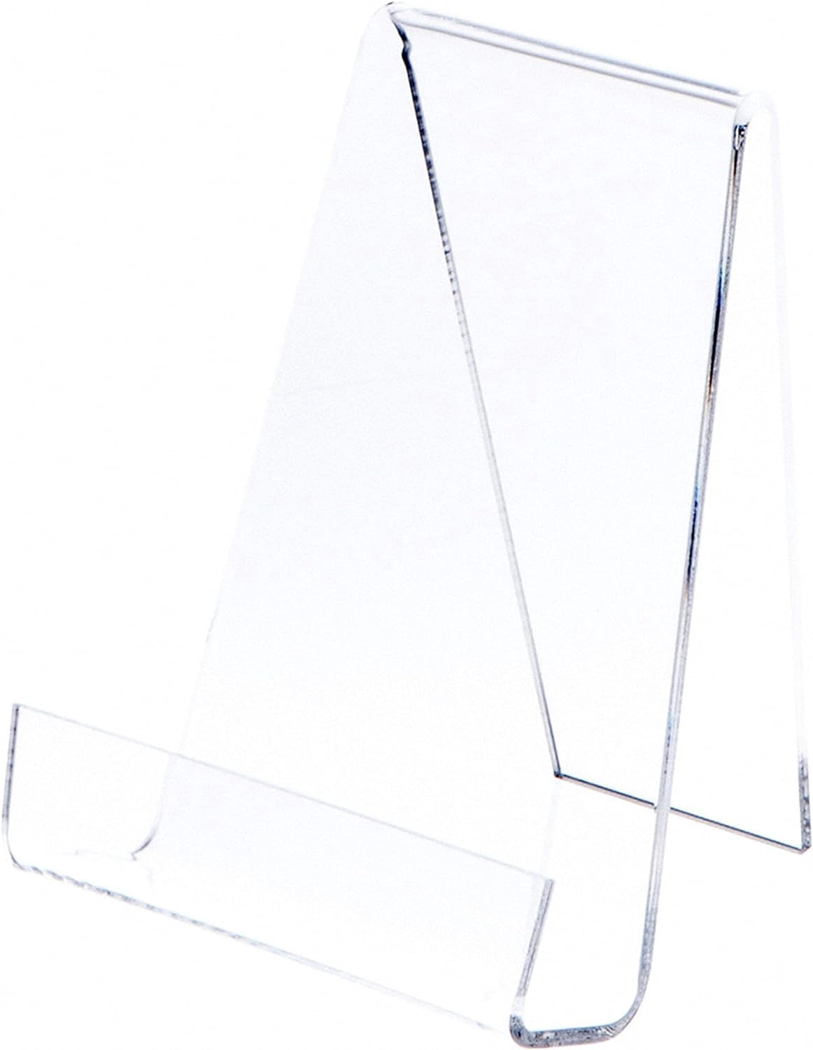 Clear Book Easel with 1.375" Ledge with , 6" W x 5.5" D x 7.25" H (12 ...