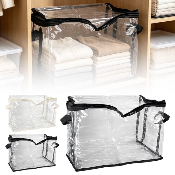 Clear Book Storage Bag, 15 x 9.4 x 12.6 in Plastic Comic Books ...